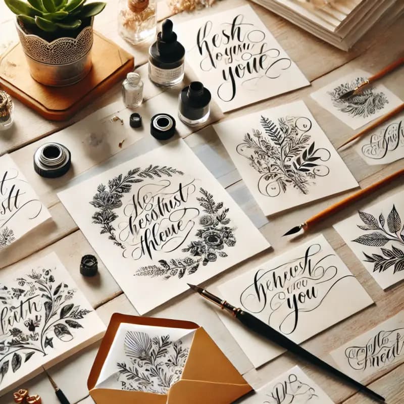 The Art Of Lettering Handmade Calligraphy Gifts With A Personal Touch ...